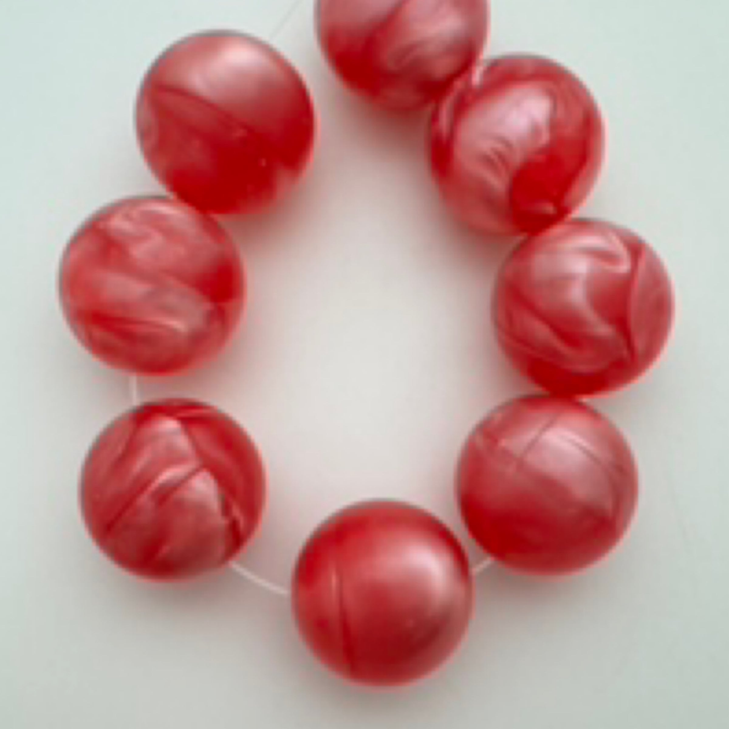 Round 18mm Dusty Rose Pearl | Ava Motherwell Collection