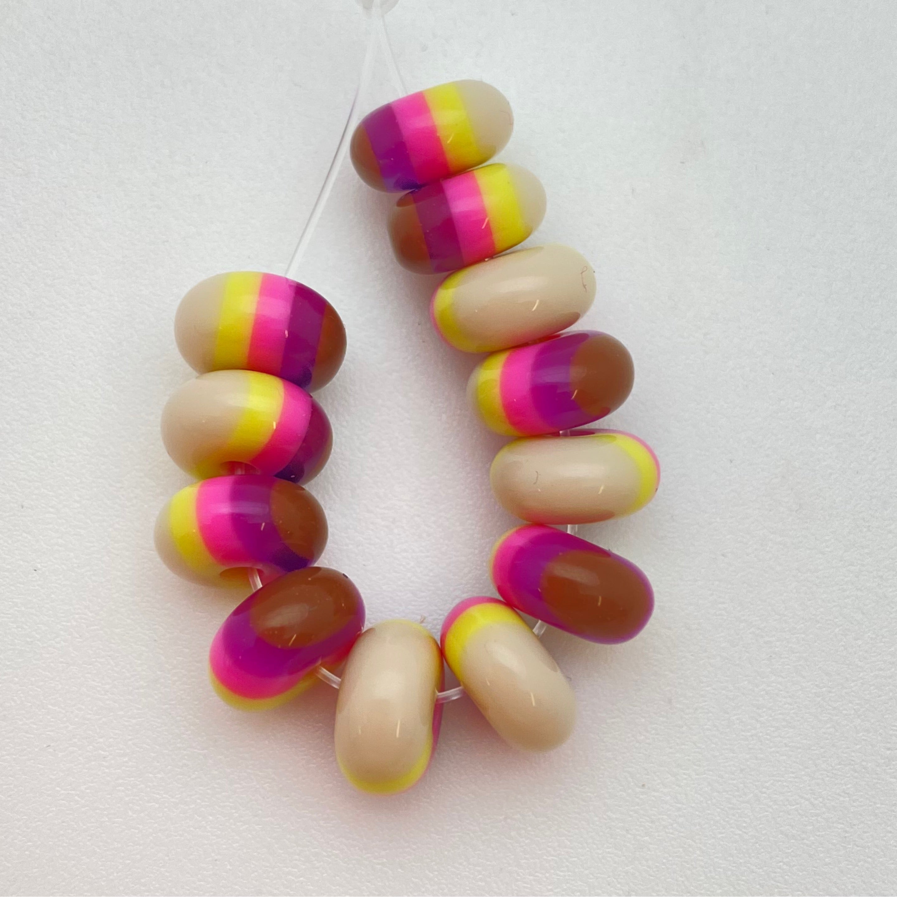 Layered Donut 8mm Multi 80’s - IT-FY-0169-B | Ava Motherwell Collection